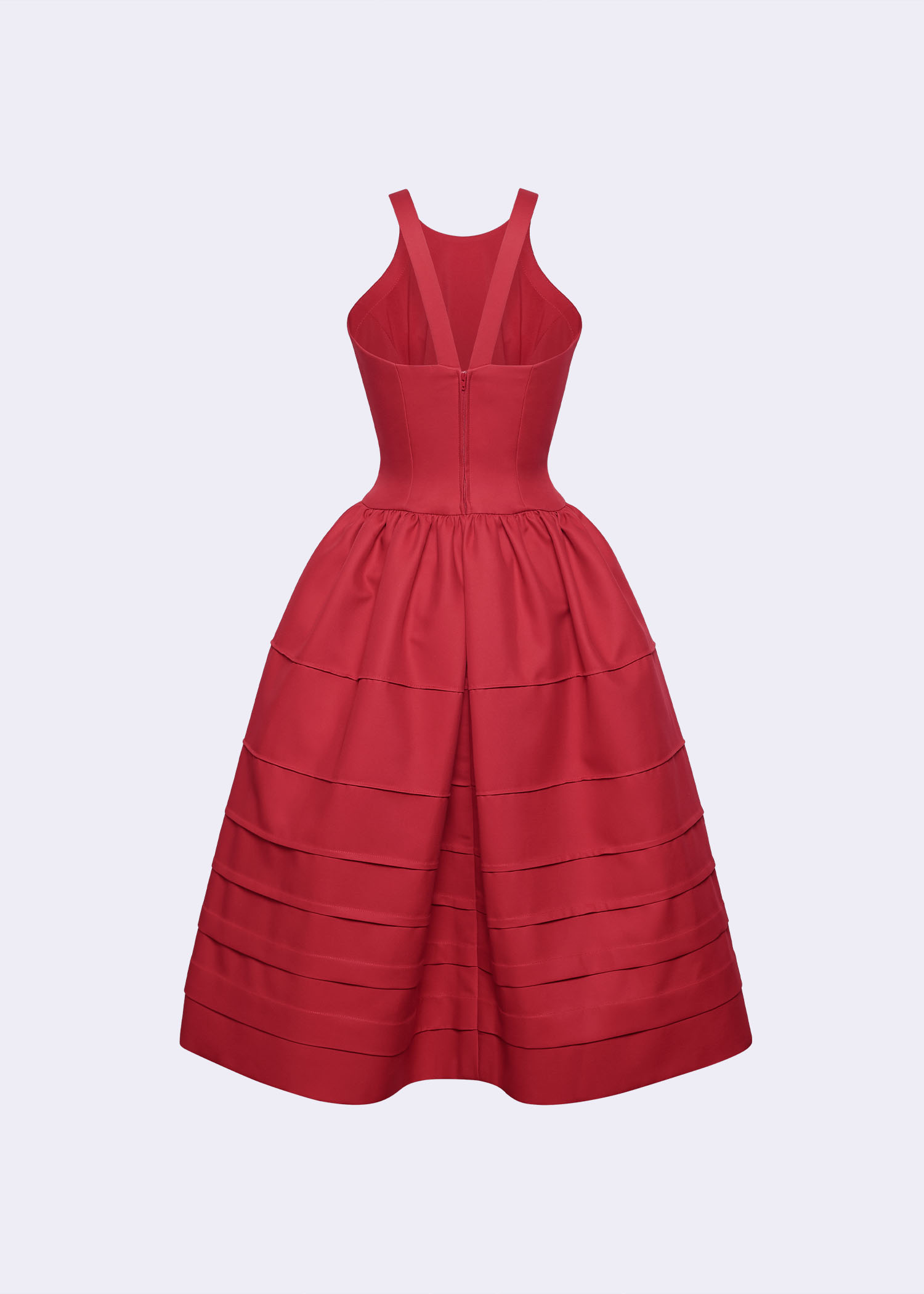 Berry Bell-Shaped Dress - POEM